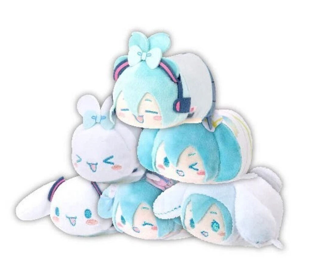 Hatsune Miku x Cinnamoroll pluche Potekoro Mascot series 3 Blindbox ...